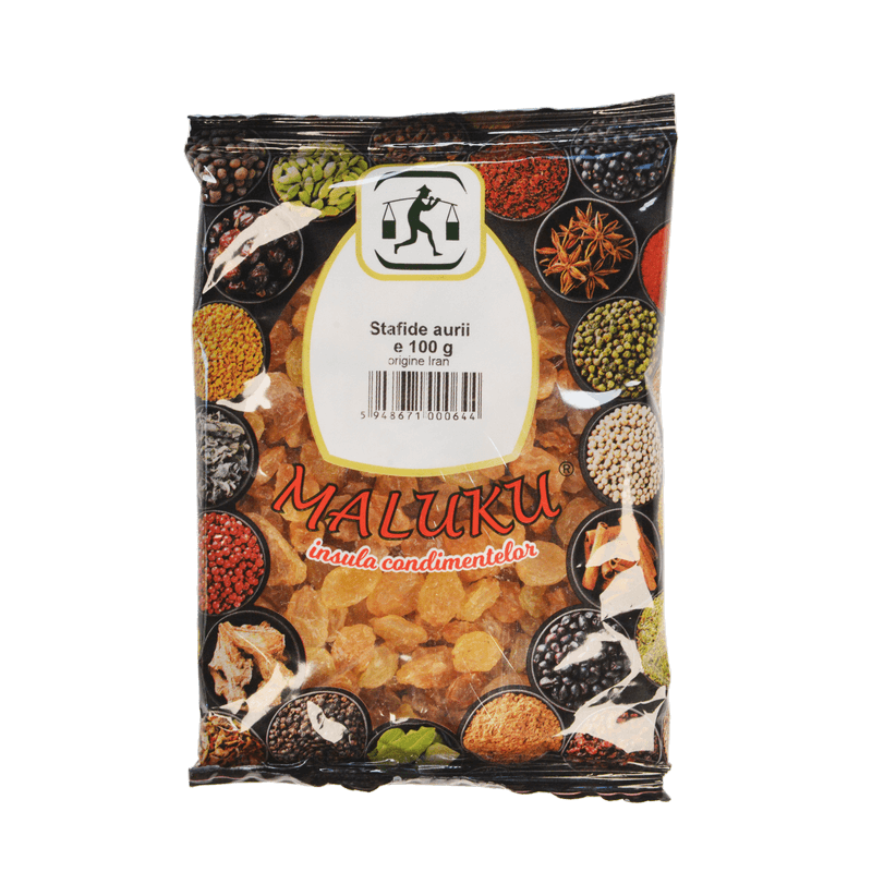 Stafide aurii plic 100 g - www.maluku.ro